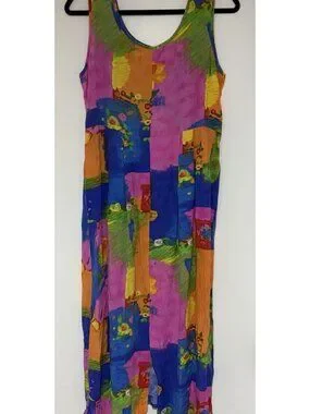 Jams World | Dresses | Vintage 9s Jams World Maxi Sun Dress Classic ...